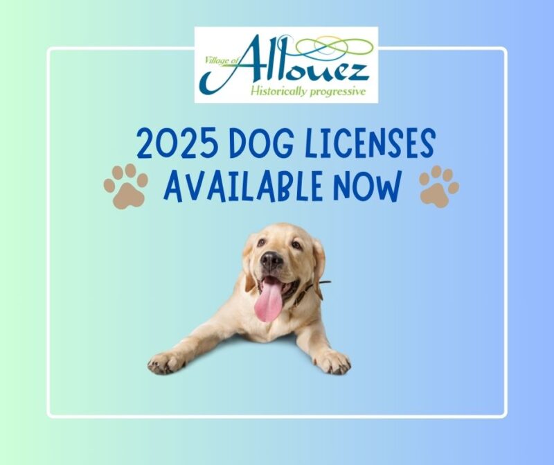 2025 Dog Licenses - Village of Allouez